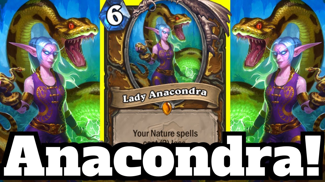 Lady Anacondra OTK! This Mini Set is BROKEN! | Hearthstone - YouTube