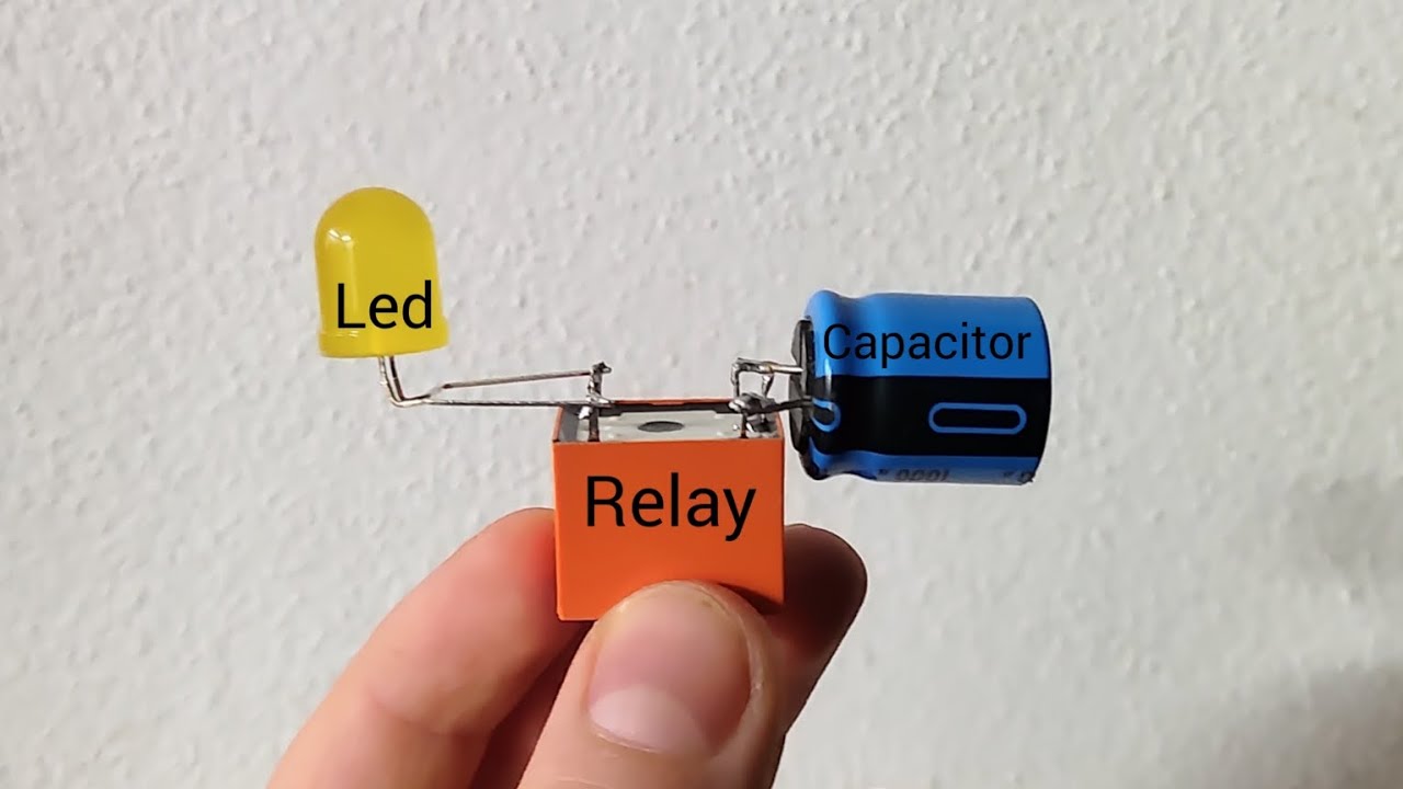 led flashing using relay 💡 - YouTube