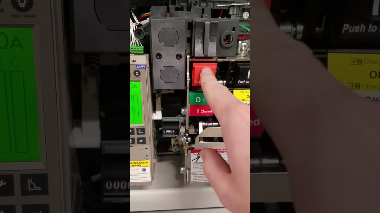 breaker operation counter repair - YouTube