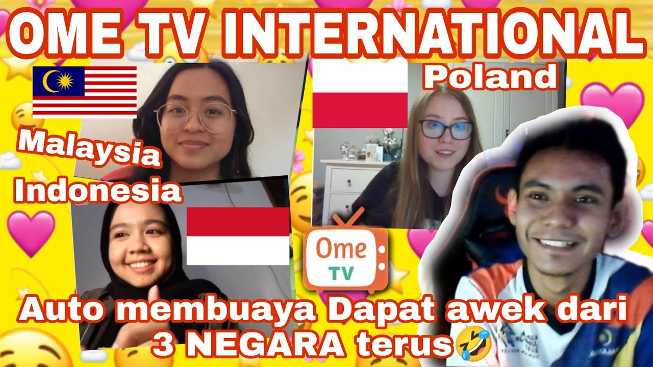 OME TV INTERNASIONAL|KETEMU CEWEK INDONESIA, MALAYSIA DAN POLAND BIKIN SERU 🔥 - YouTube