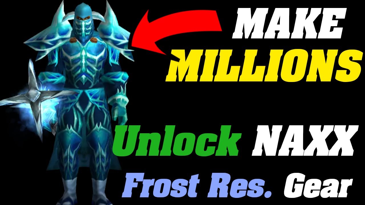 How To Unlock Craftable Naxxramas Frost Resistance Gear! - YouTube