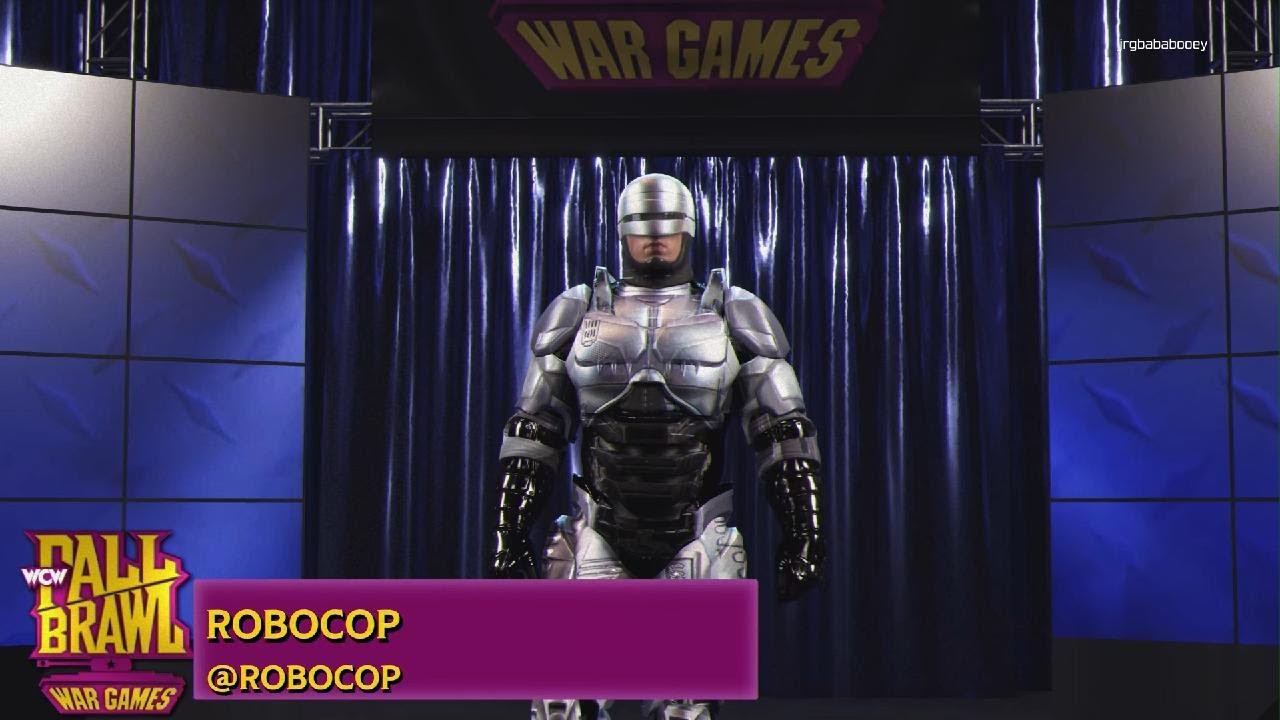 WCW Wargames 1990 Team Robocop vs The 4 Horsemen - YouTube