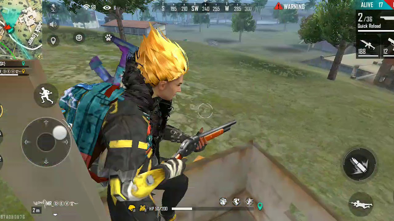 Free fire || pro player || match 6 kill || - YouTube