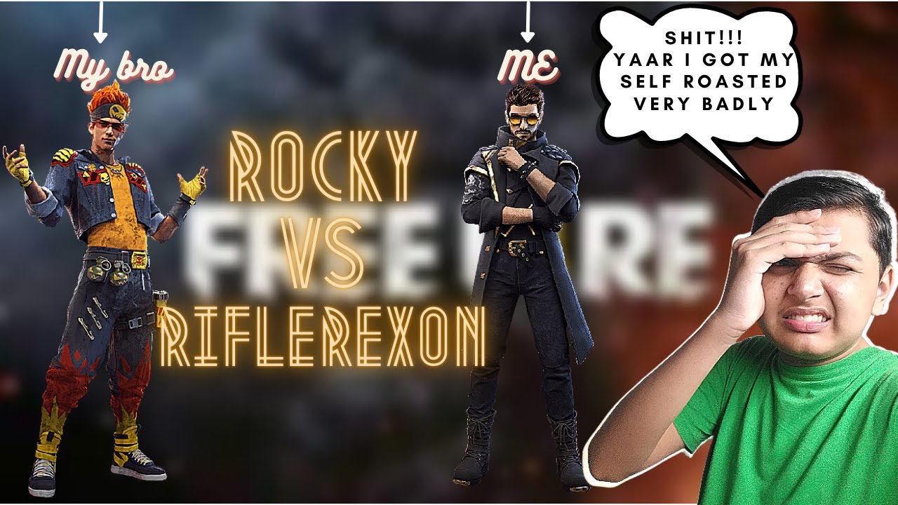 FREE FIRE GAMEPLAY WITH MY BRO #INDIA ( FT. RifleRexon ) - YouTube