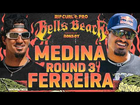 Gabriel Medina vs Italo Ferreira | Rip Curl Pro Bells Beach presented by Bonsoy 2026 - Round 3