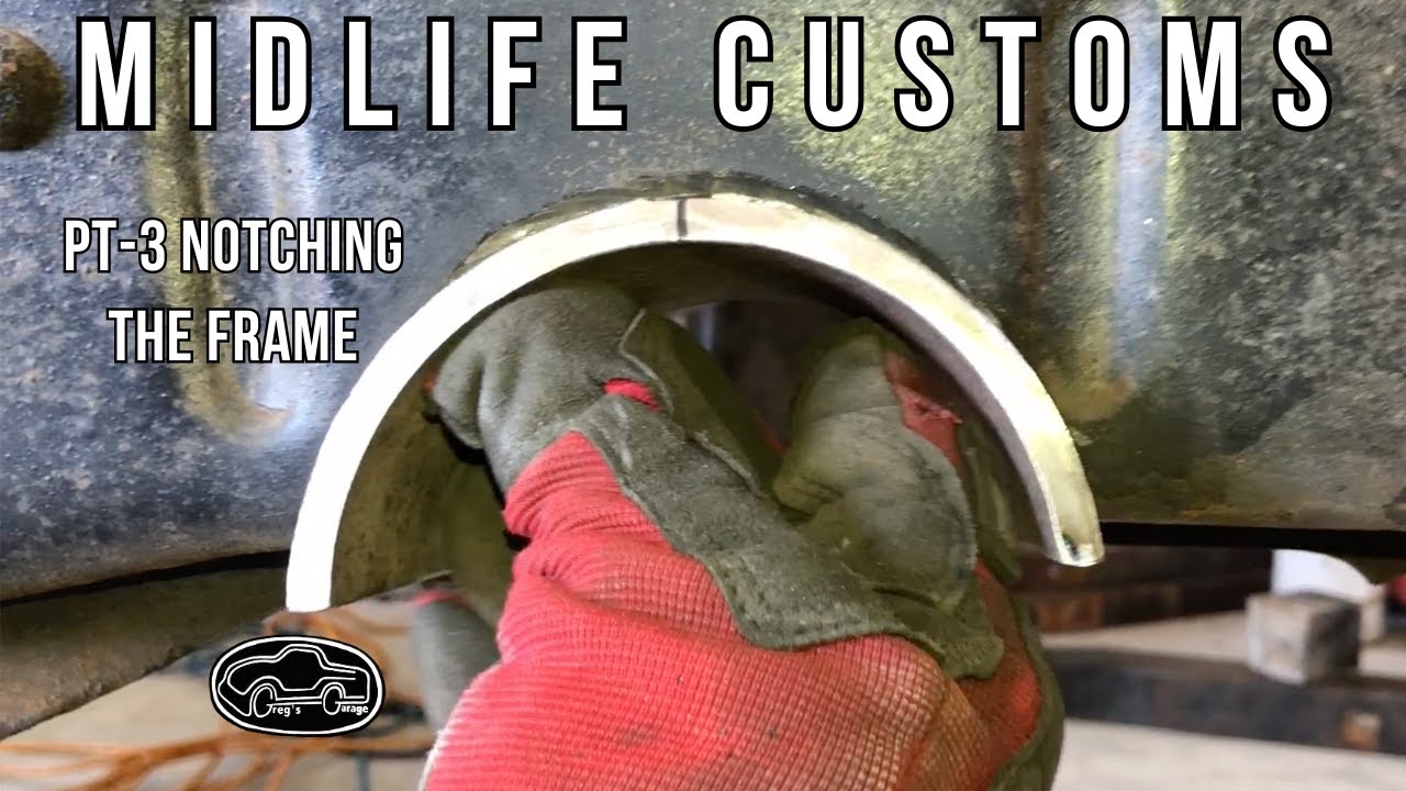67 F100 Project PT 3 (Rear end and frame notch) - YouTube