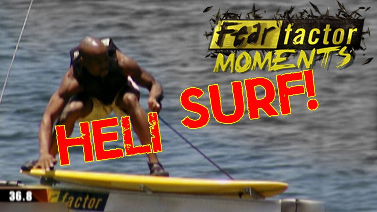Fear Factor Moments | Helicopter Surfing - YouTube