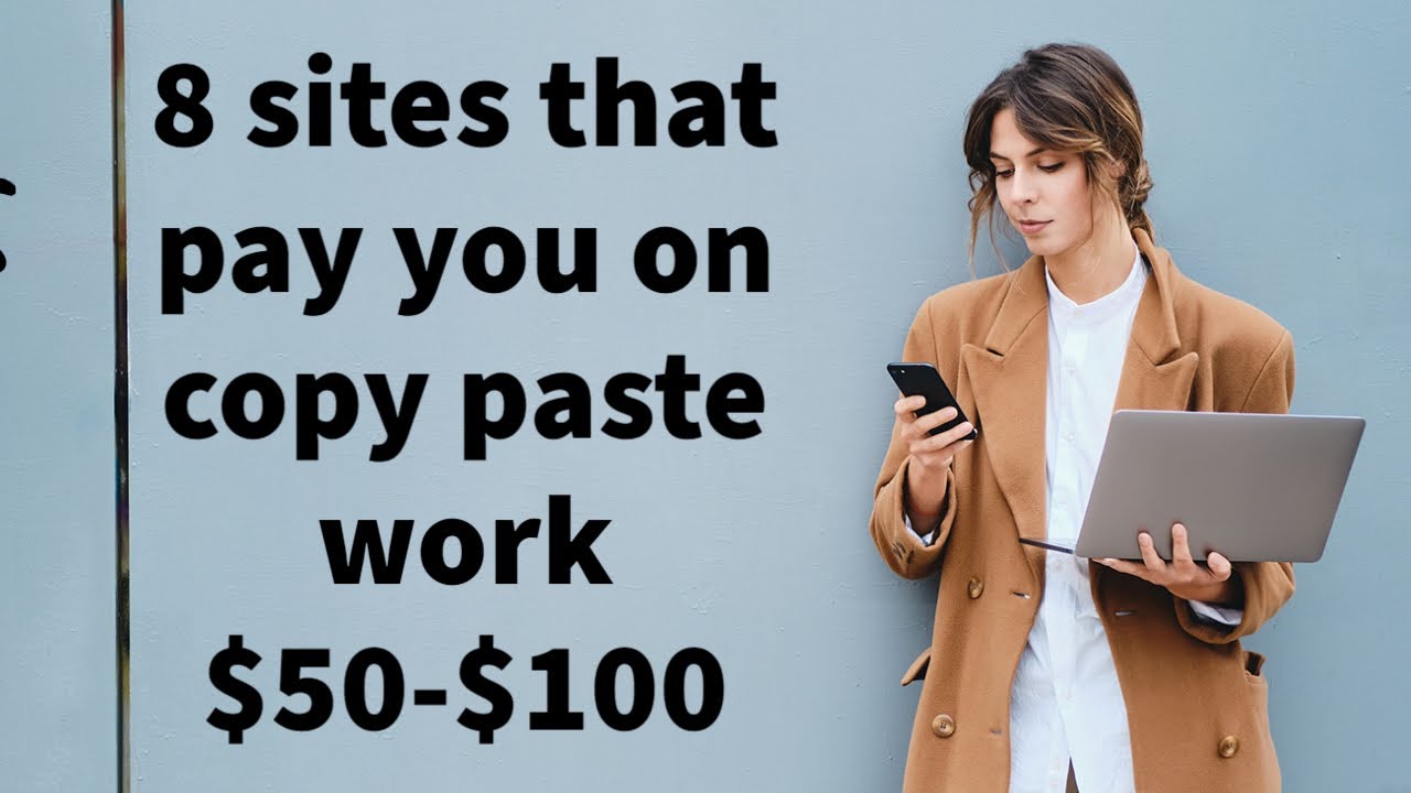 8 WEBSITES THAT PAY YOU ON COPY PASTE WORK // COPY PASTE ONLINE JOB ...