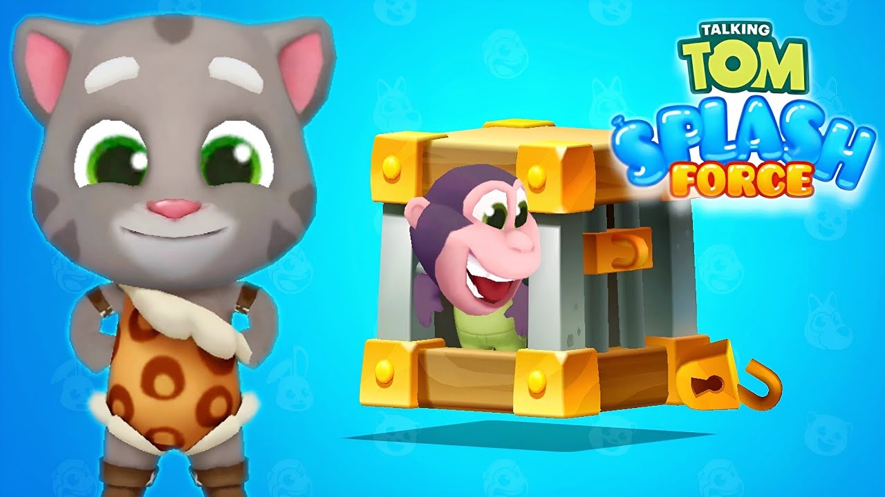 Prehistoric Tom - Talking Tom Splash Force Gameplay Walkthrough Part 7 ...