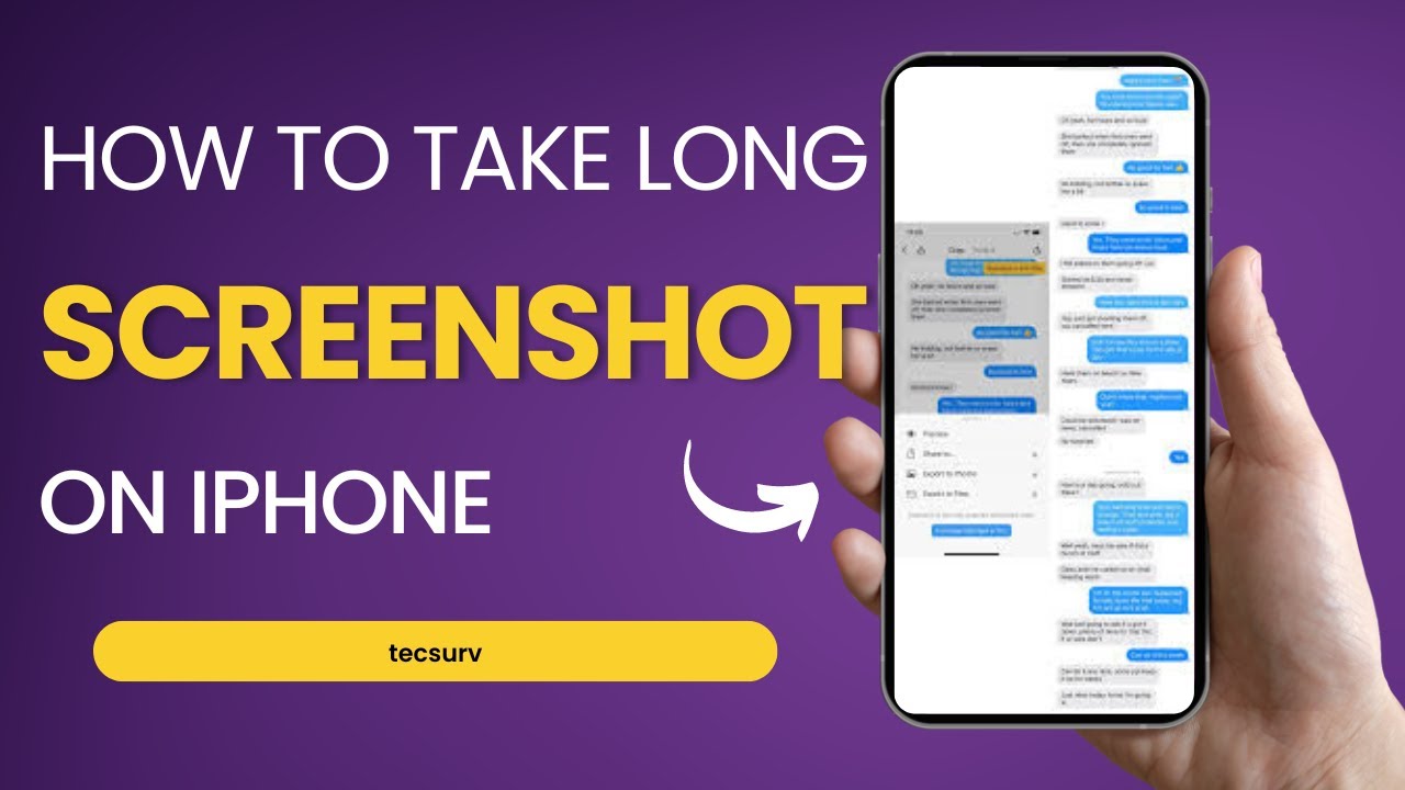 How to Take a Long Screenshot on iPhone | Scrolling Screenshot iOS ...