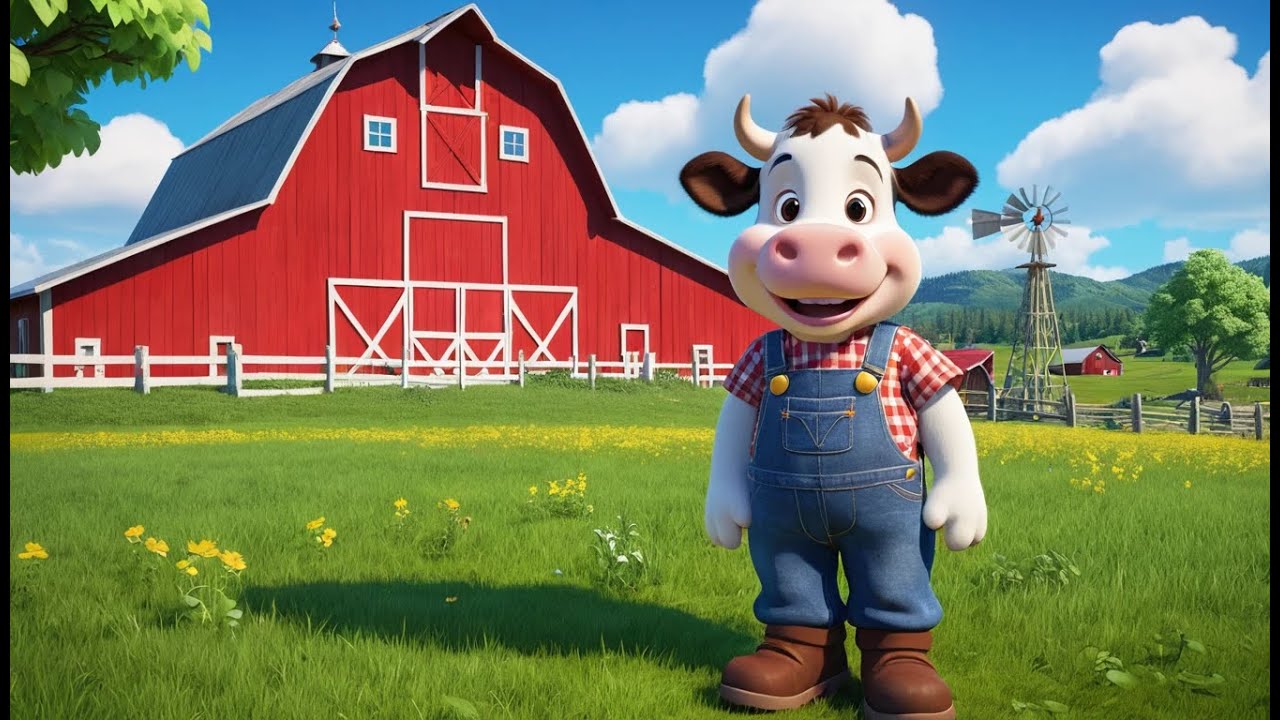 Moo Moo Brown Cow | Fun Nursery Rhyme for Kids | Sing-Along Song - YouTube