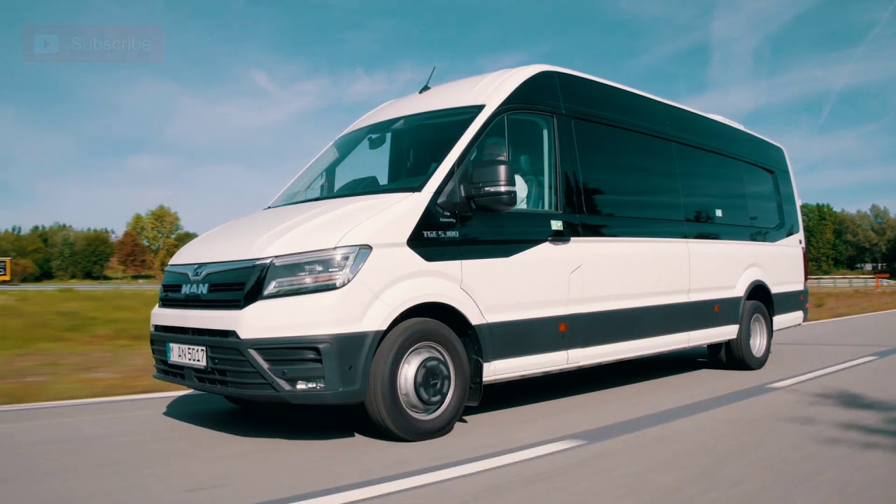 MAN TGE minibus - YouTube