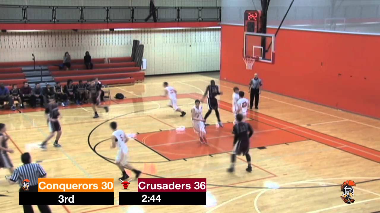 Boys Varsity Basketball vs. Crossroads - YouTube