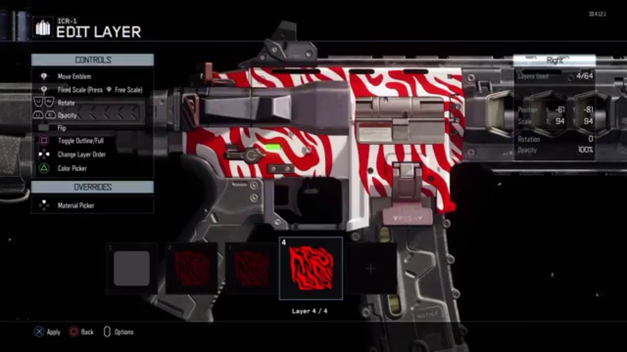 ICR-1 red tiger camo (Black ops 3) - YouTube