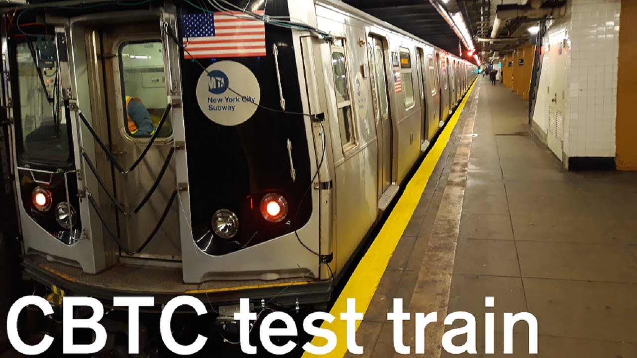 CBTC test train at 7th Avenue (Culver Line) - YouTube