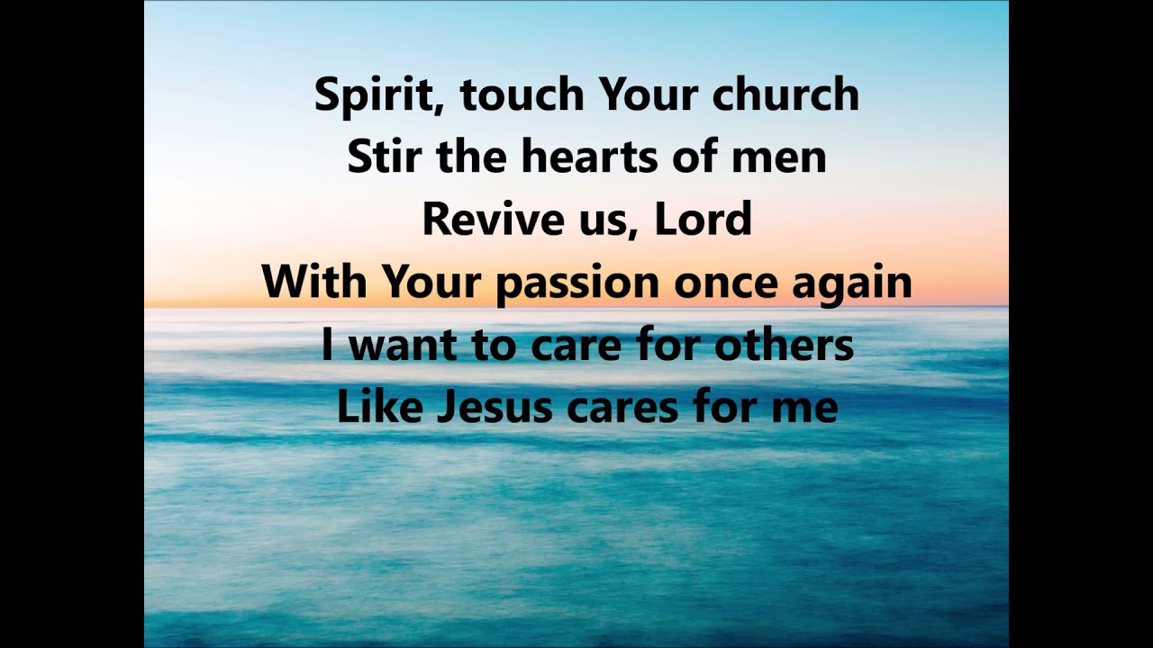 Spirit Touch Your Church - instrumental guide with lyrics - YouTube