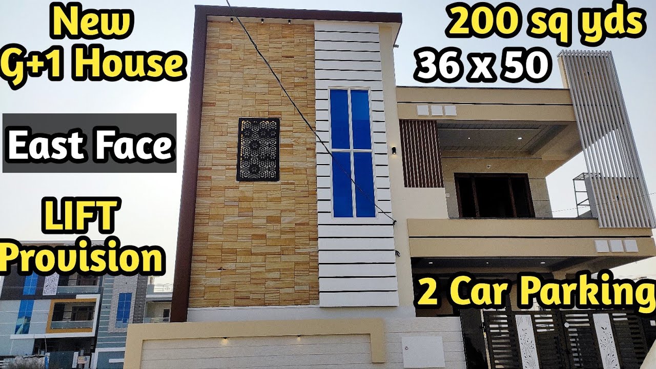 200 sq yards | East Facing | Lift Provision| New G+1 Independent House ...