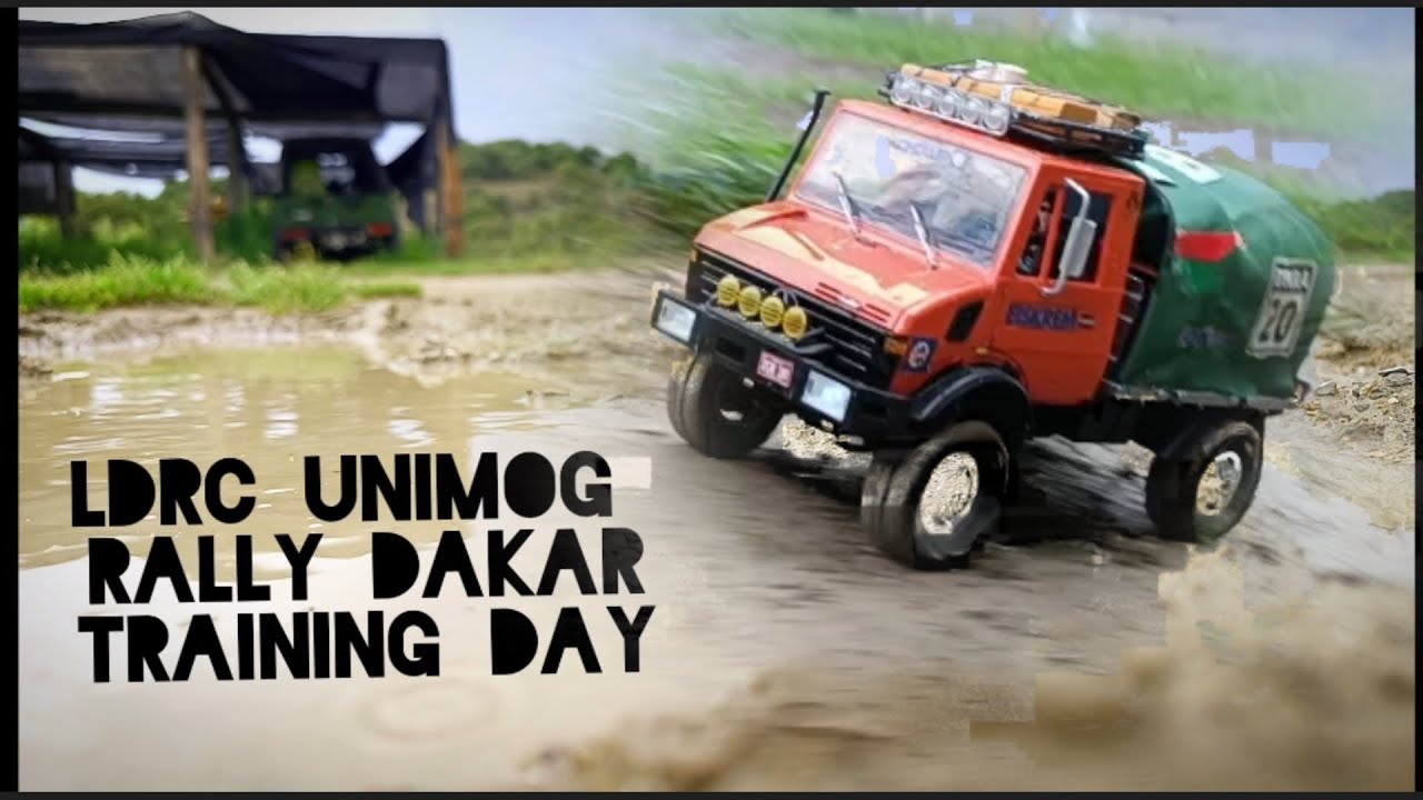 ldrc unimog test day- mudding, crawling and racing - YouTube