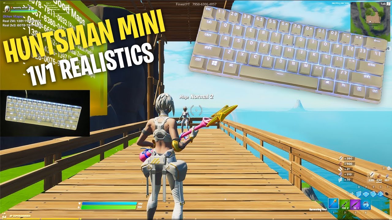 Razer Huntsman Mini ASMR Chill 🤩 Keyboard Sounds 1v1 Realistic Fights 🏆 ...