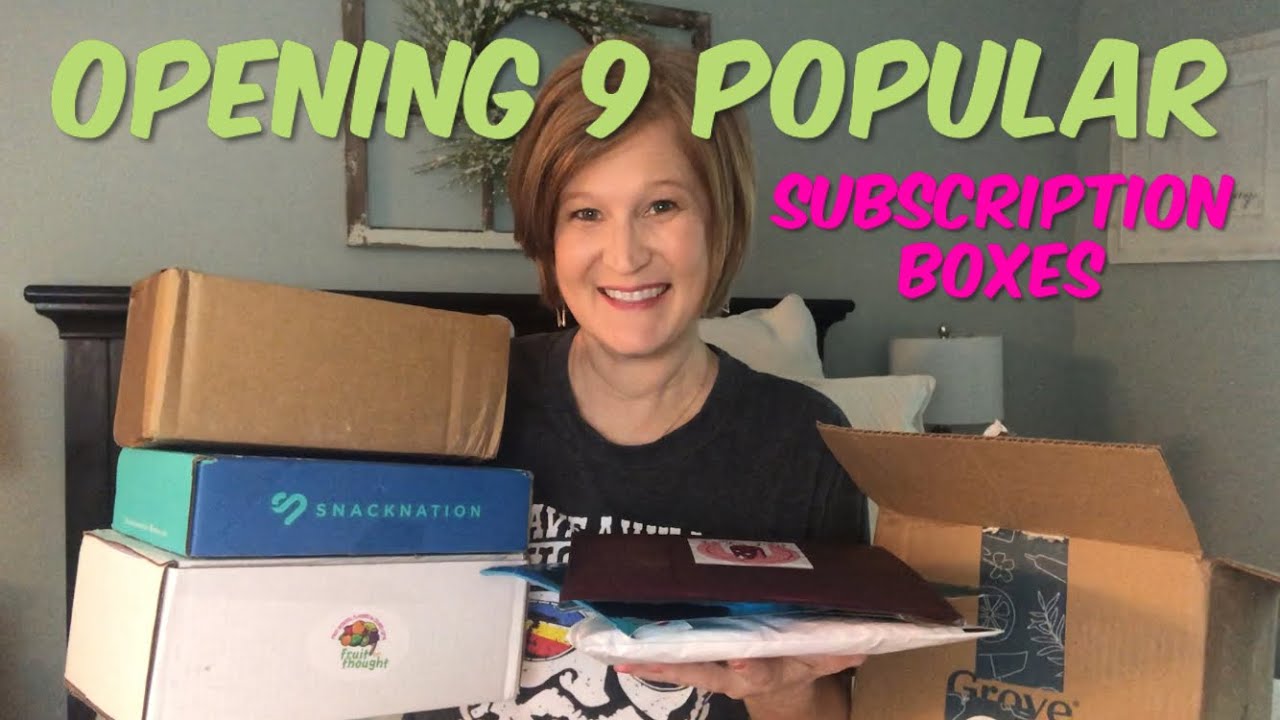 Opening 9 Popular Subscription Boxes | June 2020 - YouTube