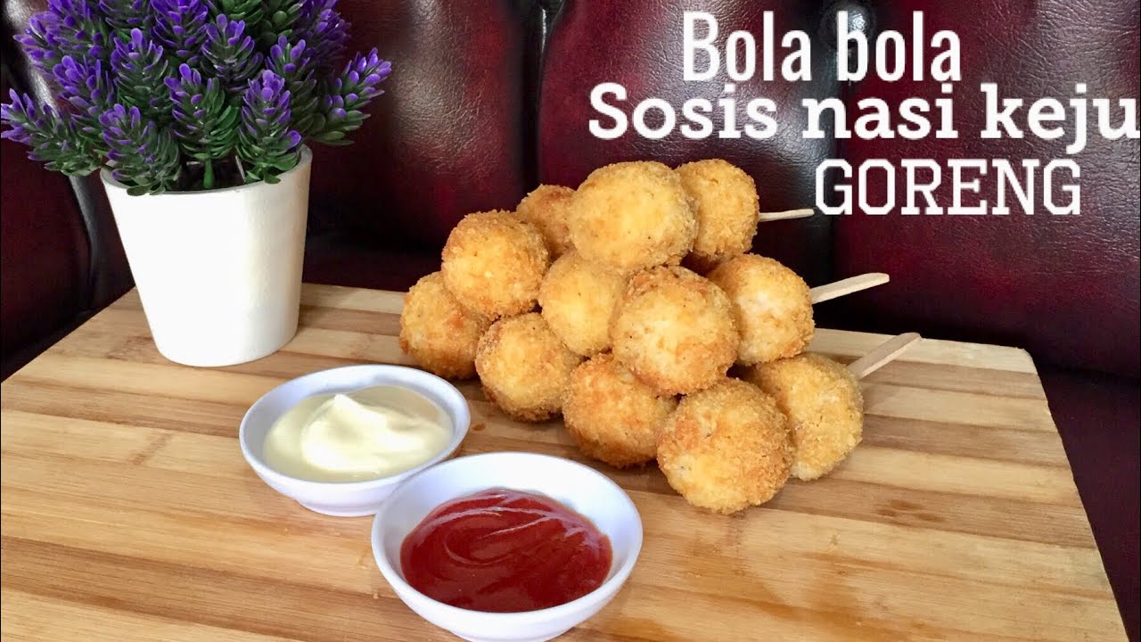 Cara Mudah Buat Nasi Kepal Stik Isi Sosis Enak dan Gurih - YouTube