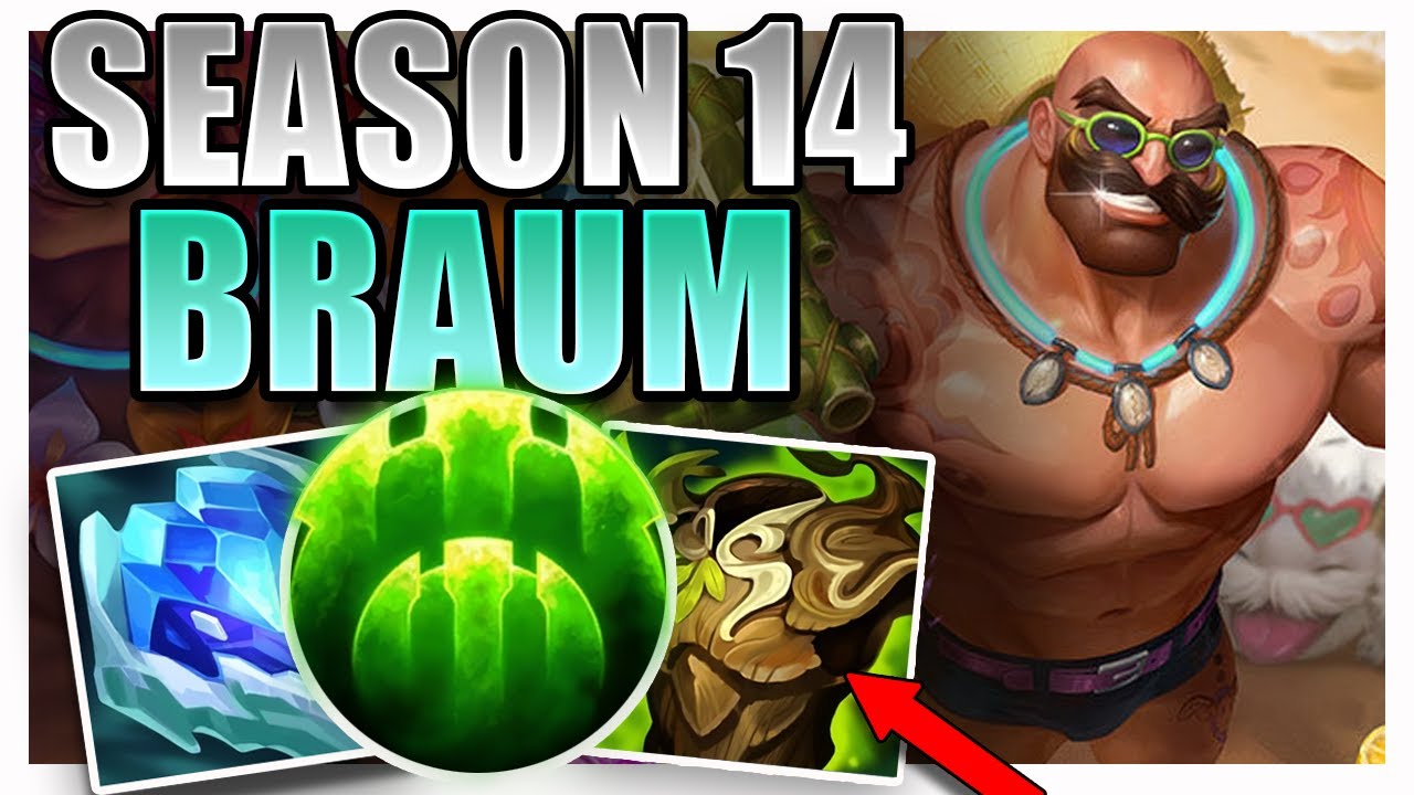 SEASON 14 BRAUM SUPPORT GAMEPLAY GUIDE - YouTube