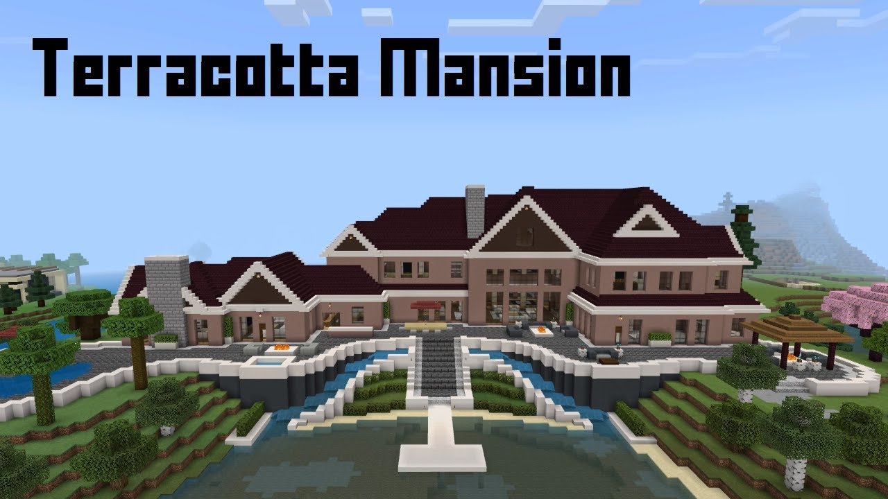 Minecraft - Terracotta Mansion Tour - YouTube