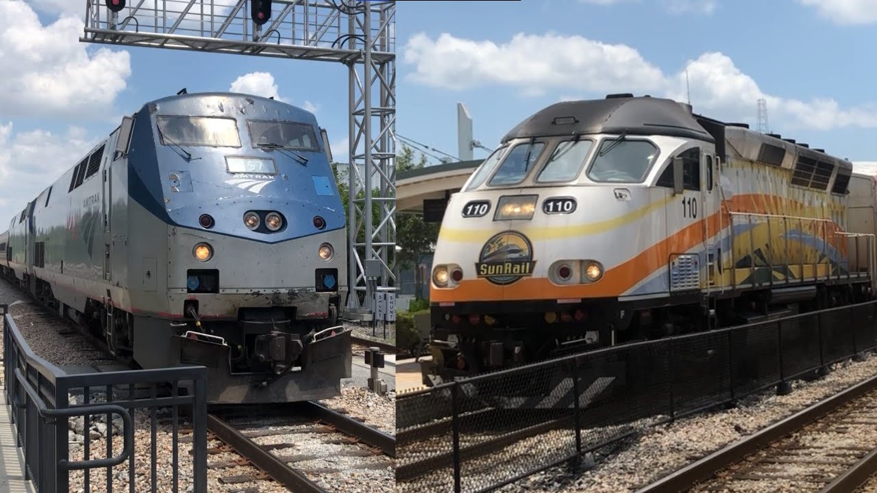 Big Game Train! Train Meet! Horn Salute! CFR 110 and CFR 2001 meet AMTK ...
