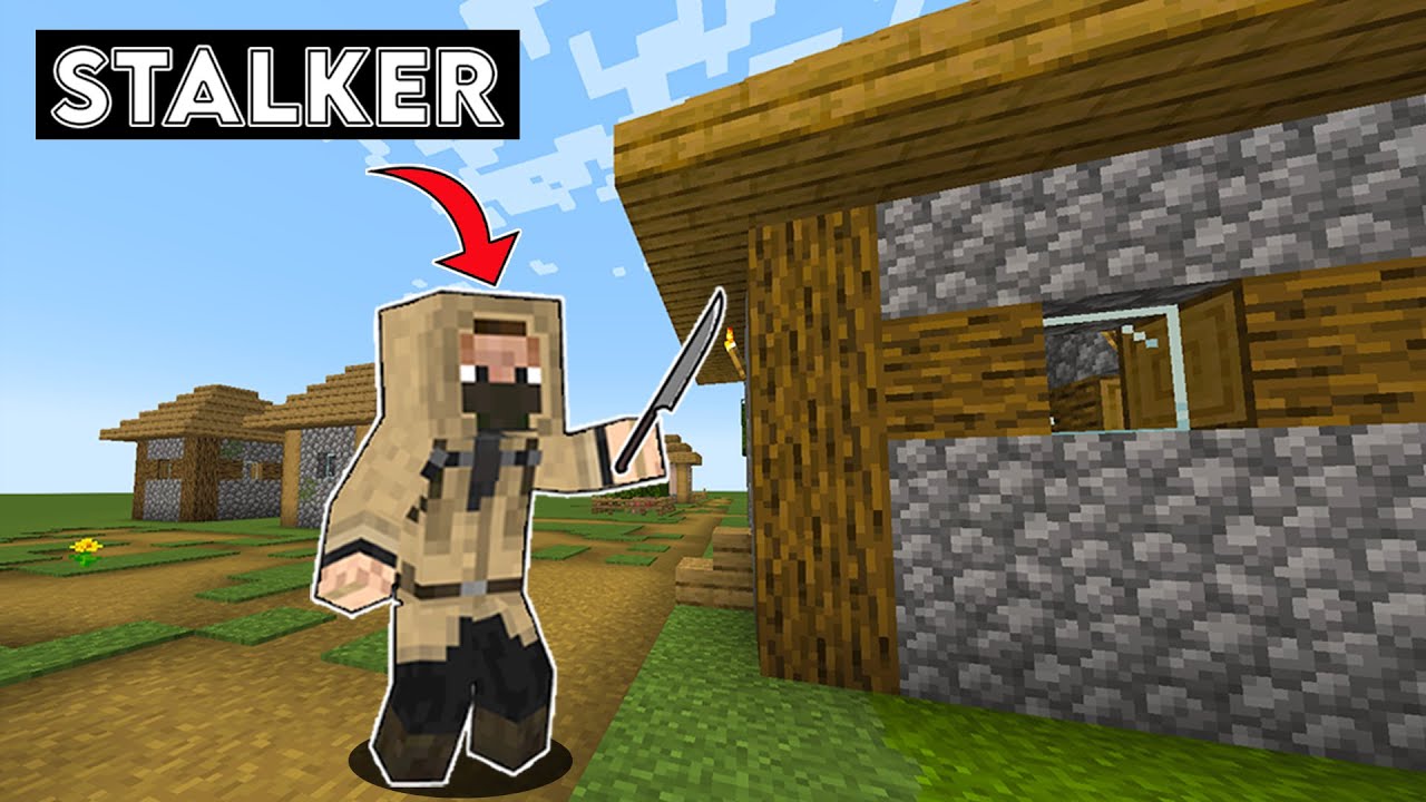 Everyone is HIDING from the Stalker in Minecraft! - YouTube