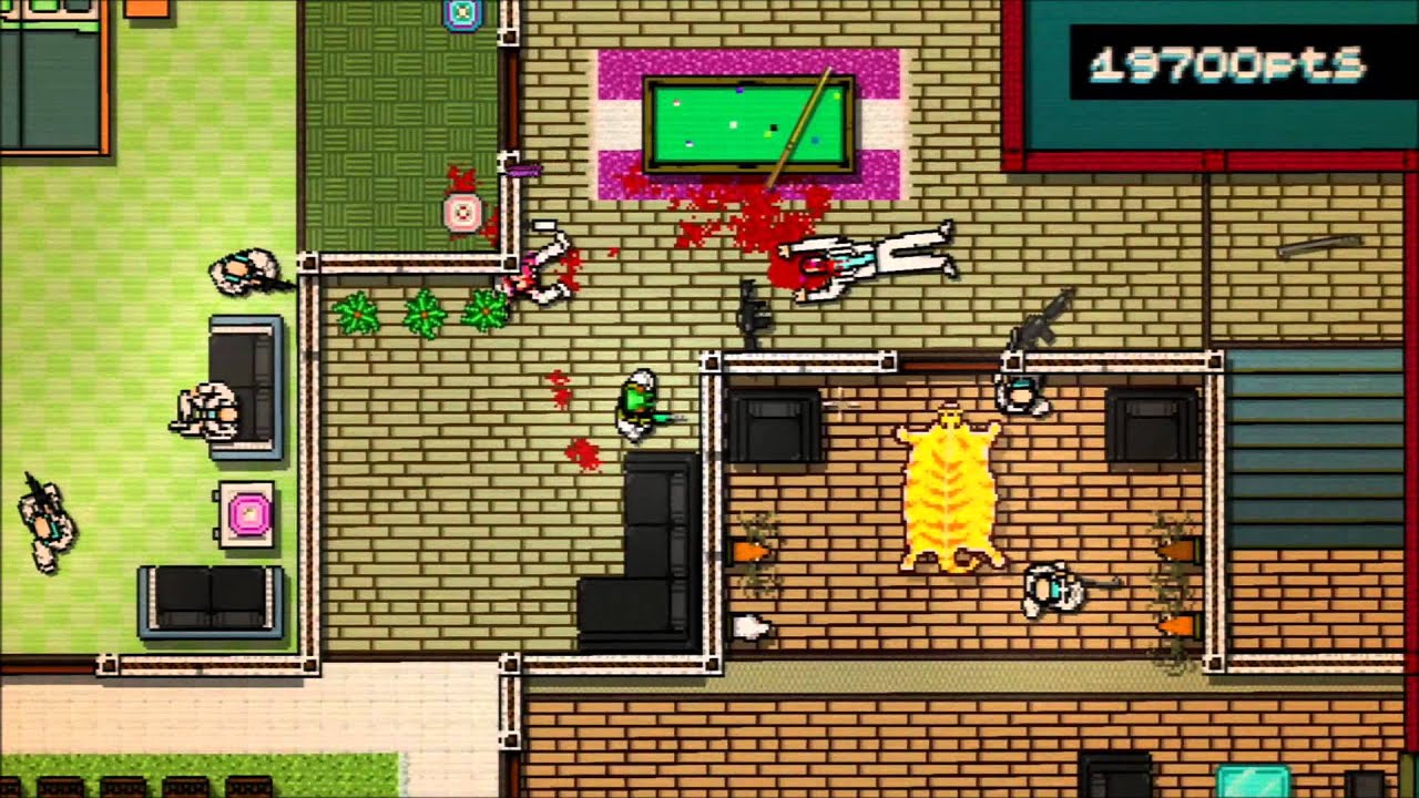 Hotline Miami: A+ Rank on Chapter Three - Decadence Using "Carl ...