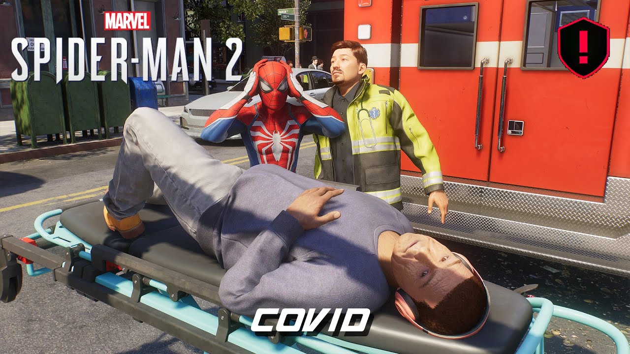 Everyone got COVID in Spider-Man 2 - YouTube
