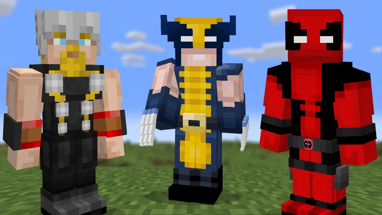 I remade every mob into Superheroes in Minecraft - YouTube