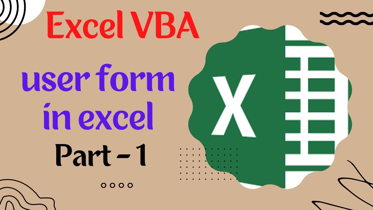 How To Create User Form In Excel Part 1 Excel VBA Create User How To Create User Form In Excel Part 1 Excel VBA Create User