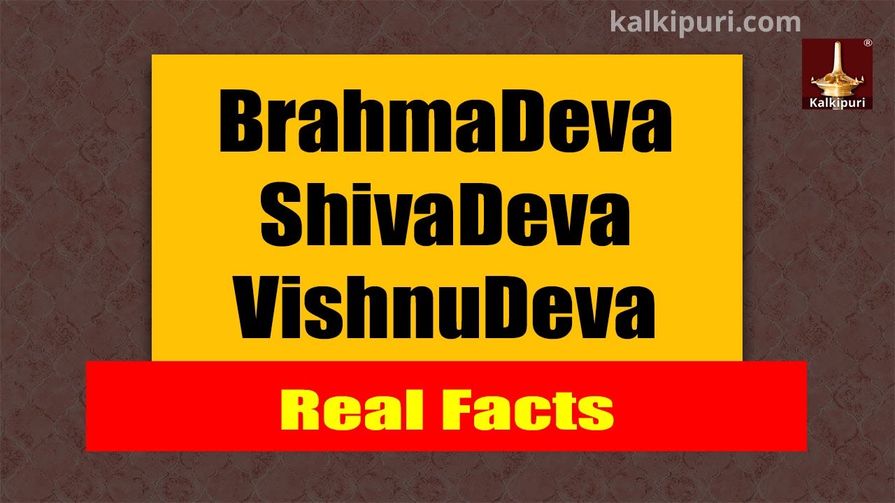 BrahmaDeva-ShivaDeva-VishnuDeva: Real Facts - Kalki | Kalki Avatar ...