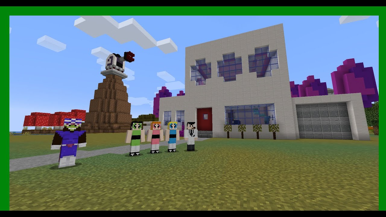 POWERPUFF GIRLS - SKINS PARA MINECRAFT - YouTube
