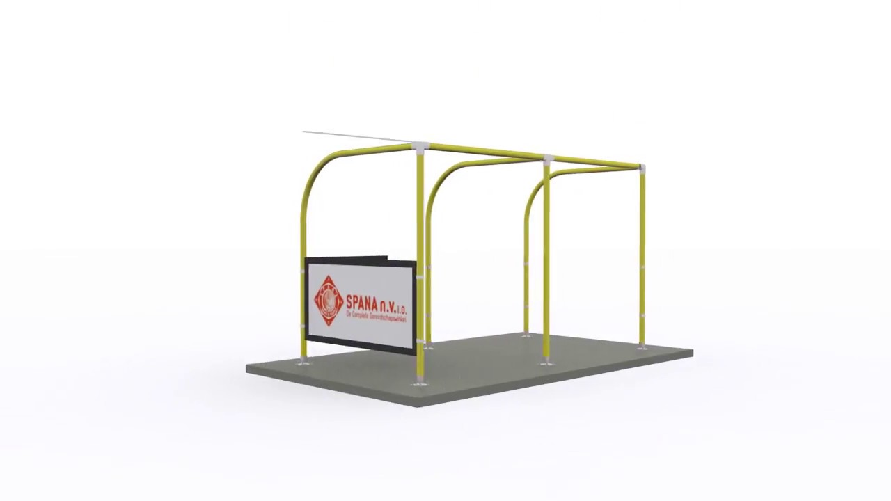Spana NV Bus Stop 3D Animation - YouTube
