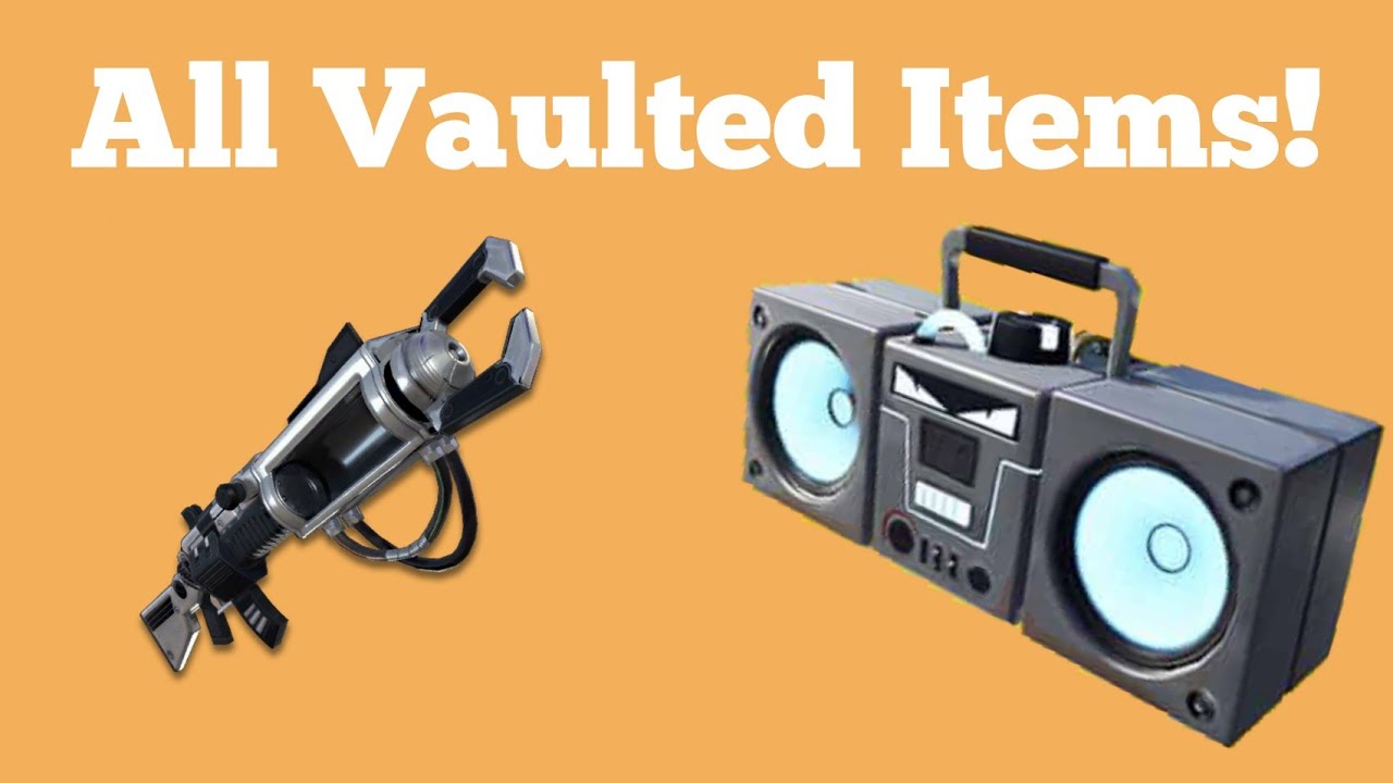 *ALL* Vaulted Weapons Gameplay and Trailers in Fortnite! (Seasons 1-7 ...