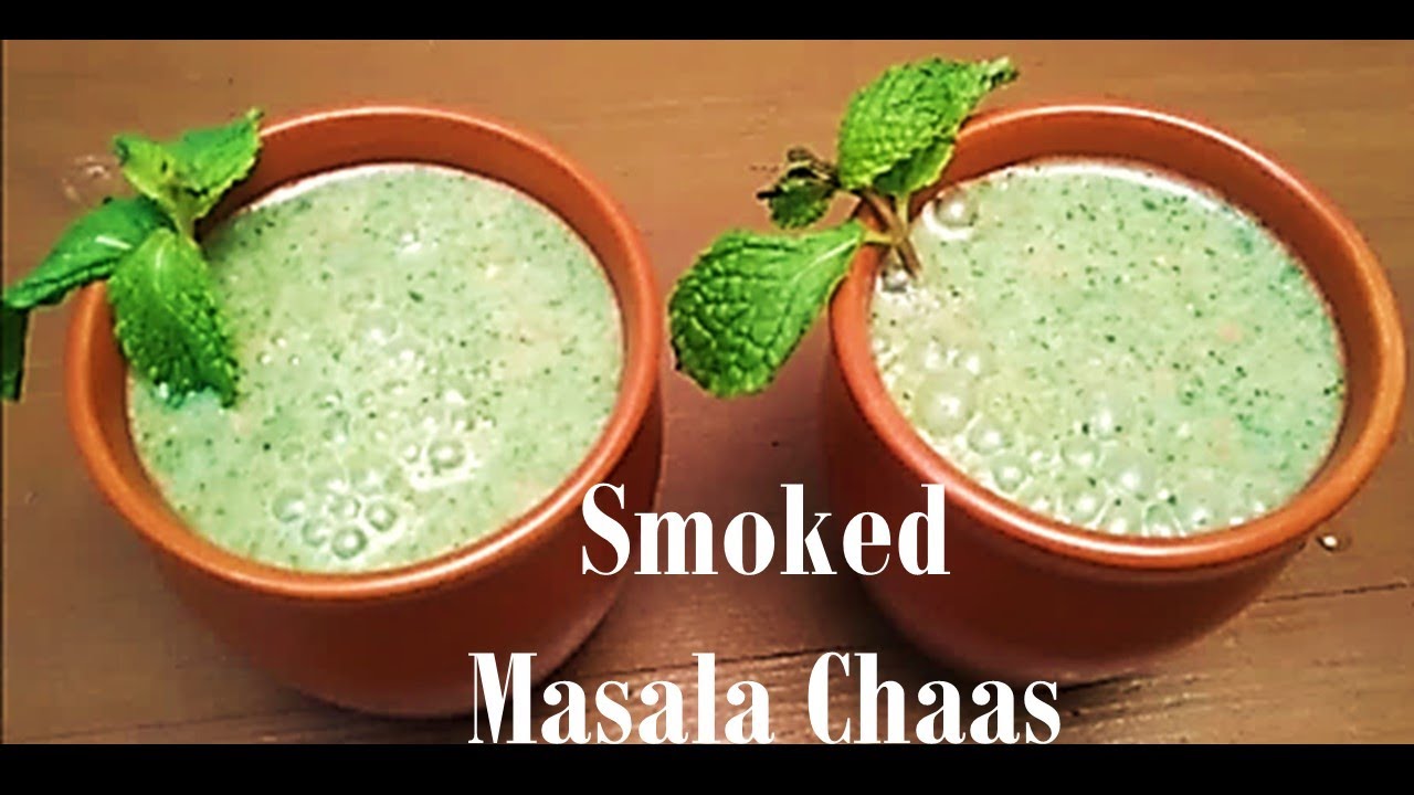 Smoked Buttermilk - Smoked Masala Chaas Recipe - Masala Taak - Masala ...