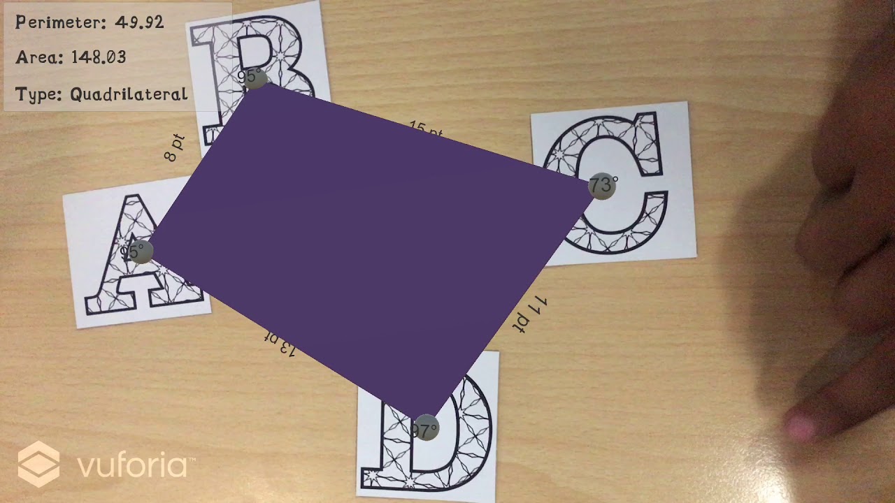 Math Shapes AR App Video - YouTube