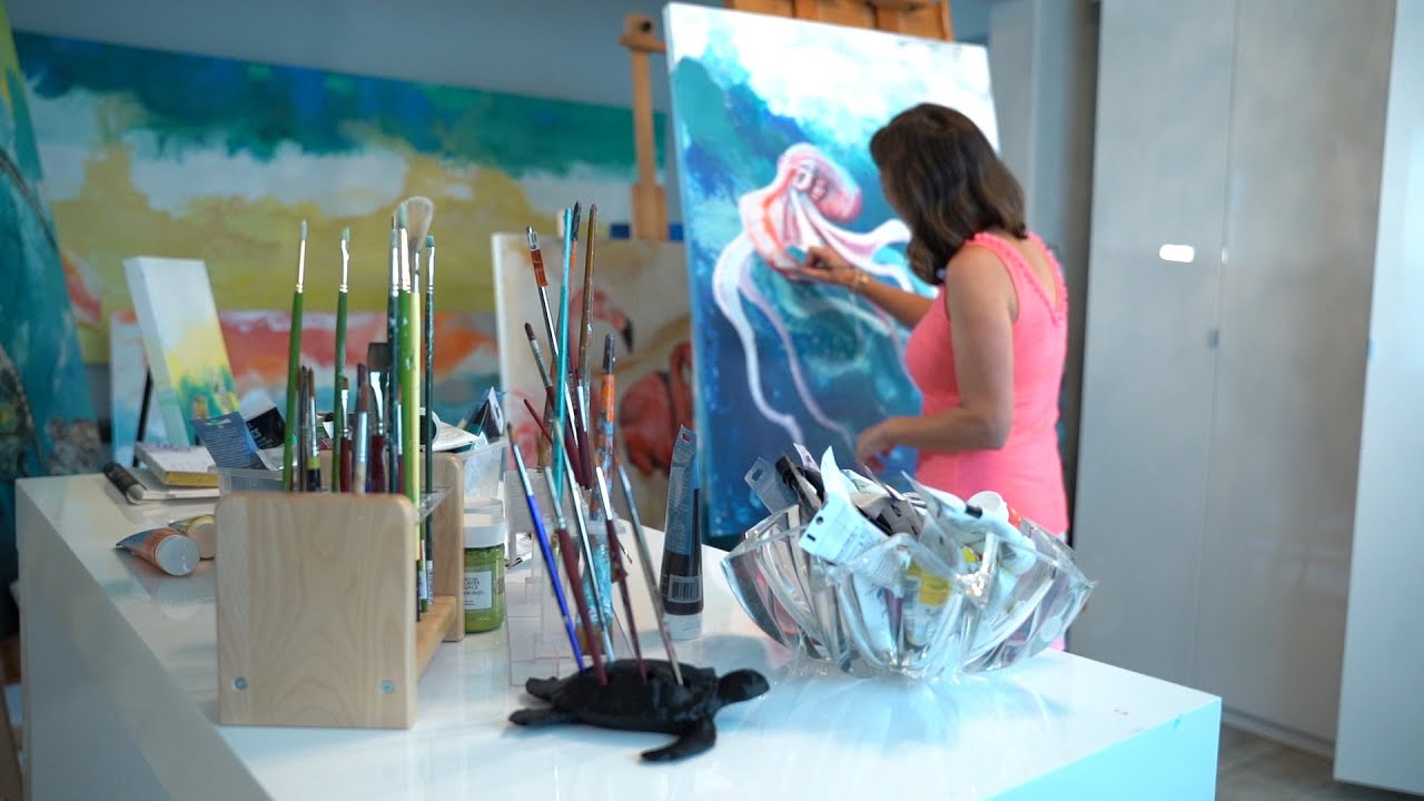 Paintings by Rachel Pierce - Highlight Video - YouTube