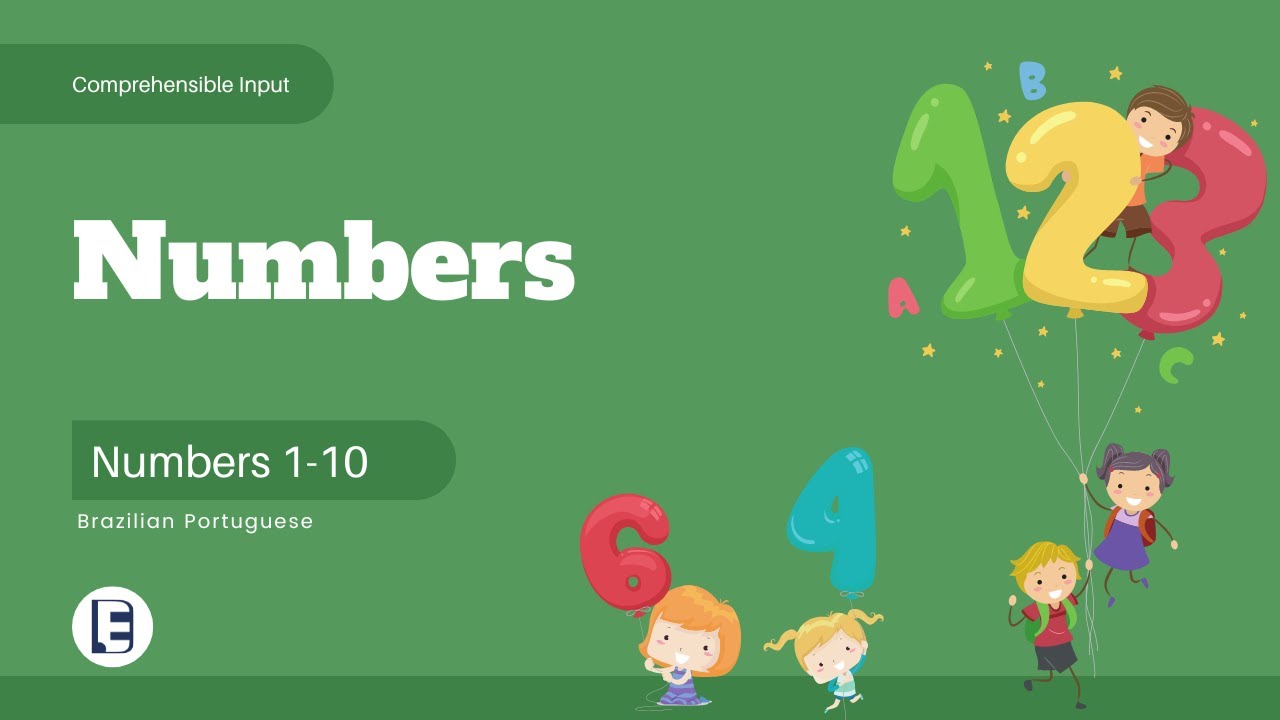 basic numbers in Brazilian Portuguese - YouTube