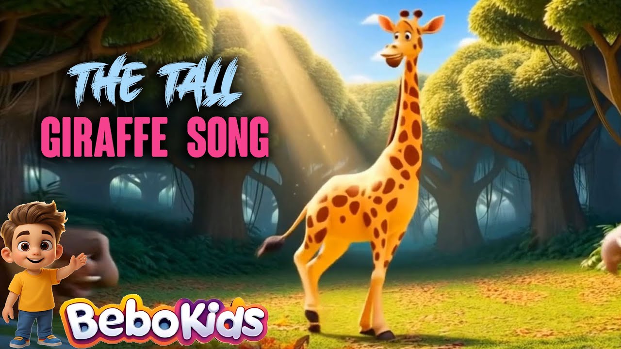 🦒 The Tall Giraffe Song | Fun Kids Animal Songs & Nursery Rhymes ...