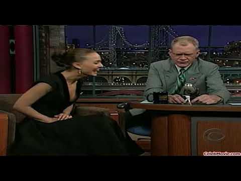 David Letterman   Oops Nipple Slip   Natalie Portman on Le
