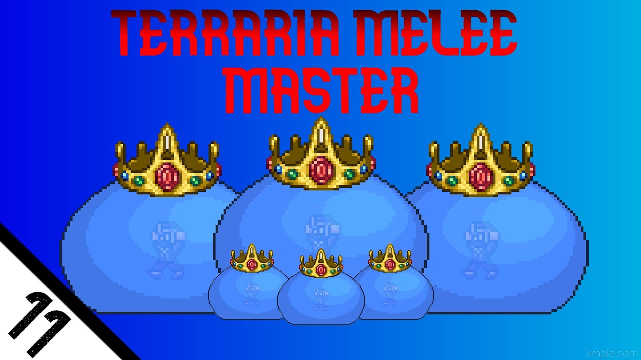 FARMANDO KING SLIME - Terraria Master Mode Melee #11 (Multiplayer ...