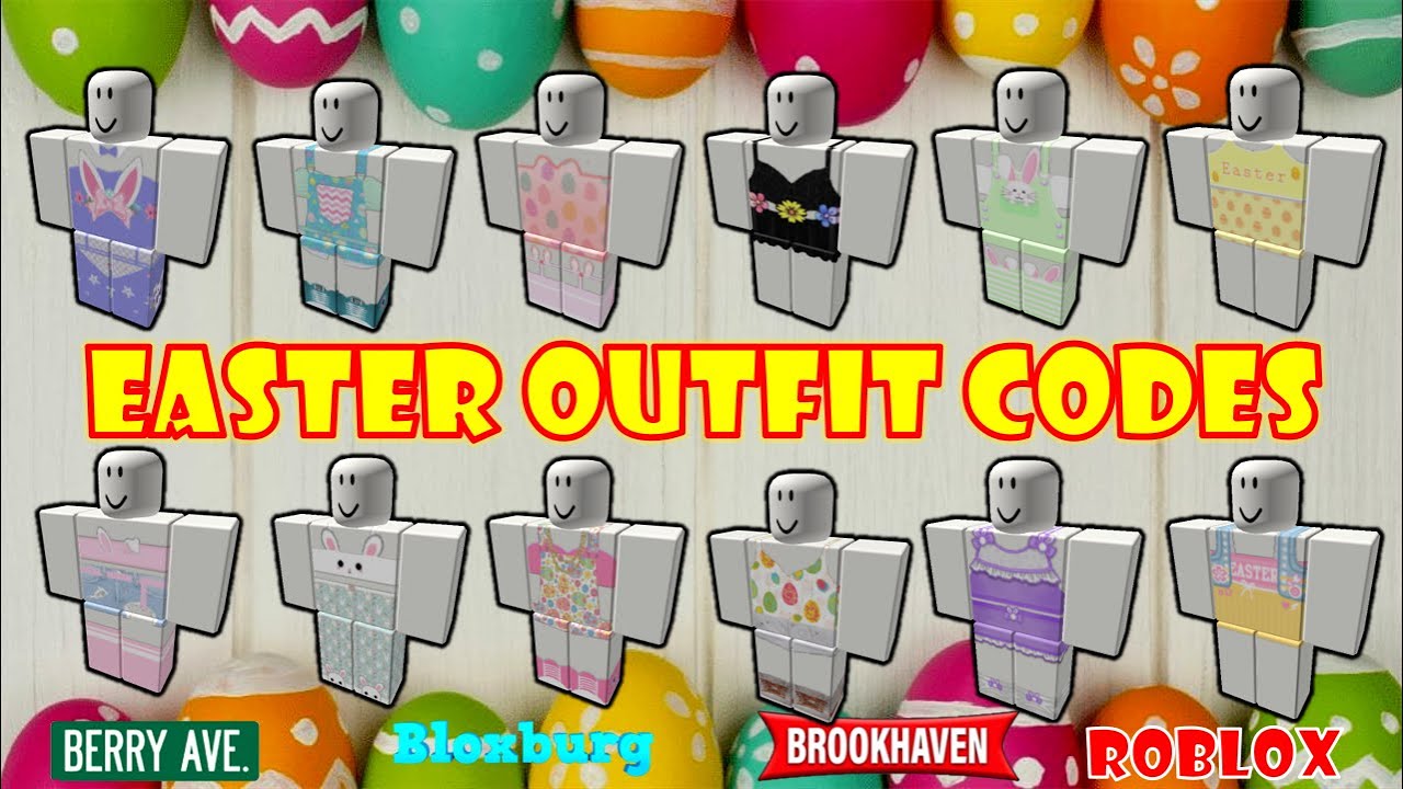 EASTER OUTFIT CODES & LINKS FOR GIRLS [] Brookhaven, Bloxburg, Berry ...