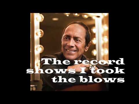 MY WAY   by Paul Anka (with Lyrics)