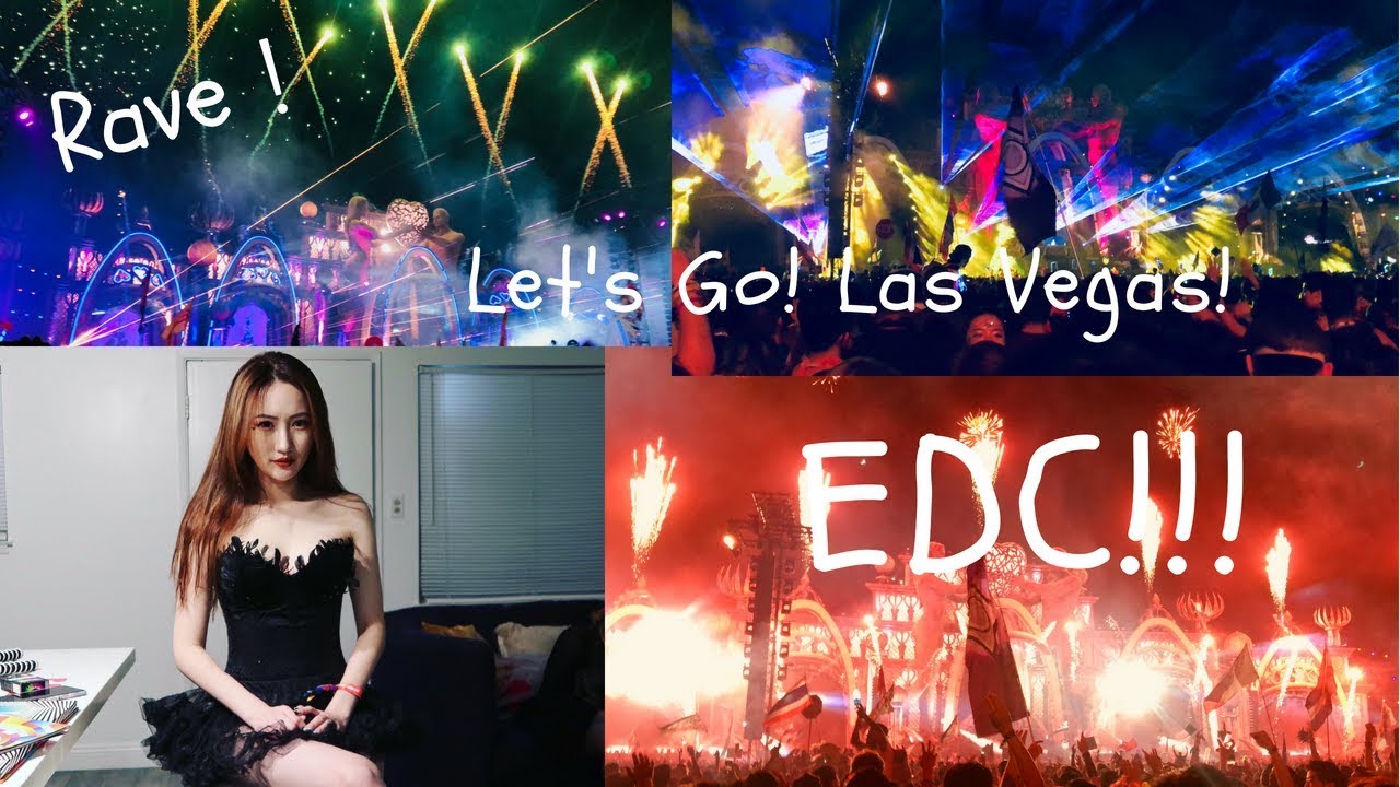 2018 EDC! 跟我一起去电音节! 享受盛大的Party！ - YouTube