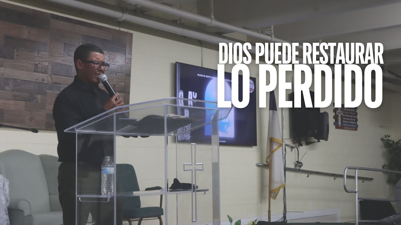 Ministro Edwin Zuniga Tema Dios Puede Restaurar Lo Perdido - YouTube
