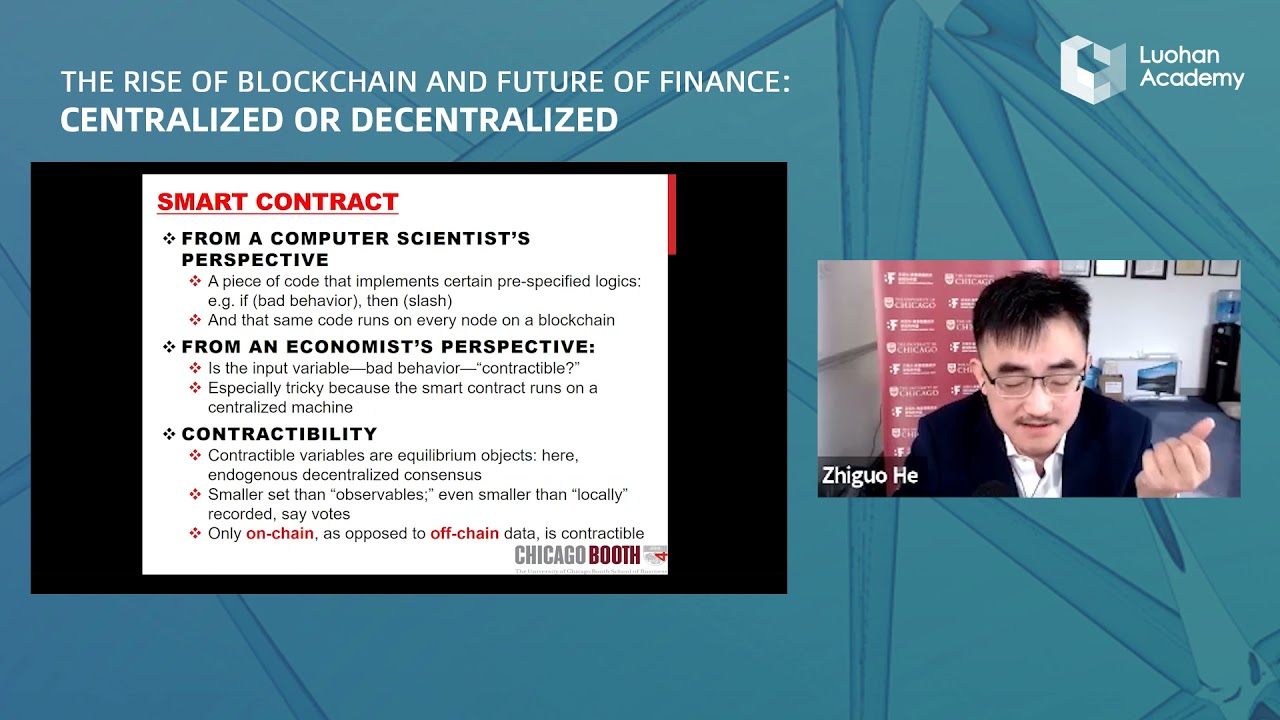 Zhiguo He: Slashing Enforcement and the Limits of Smart Contract ...