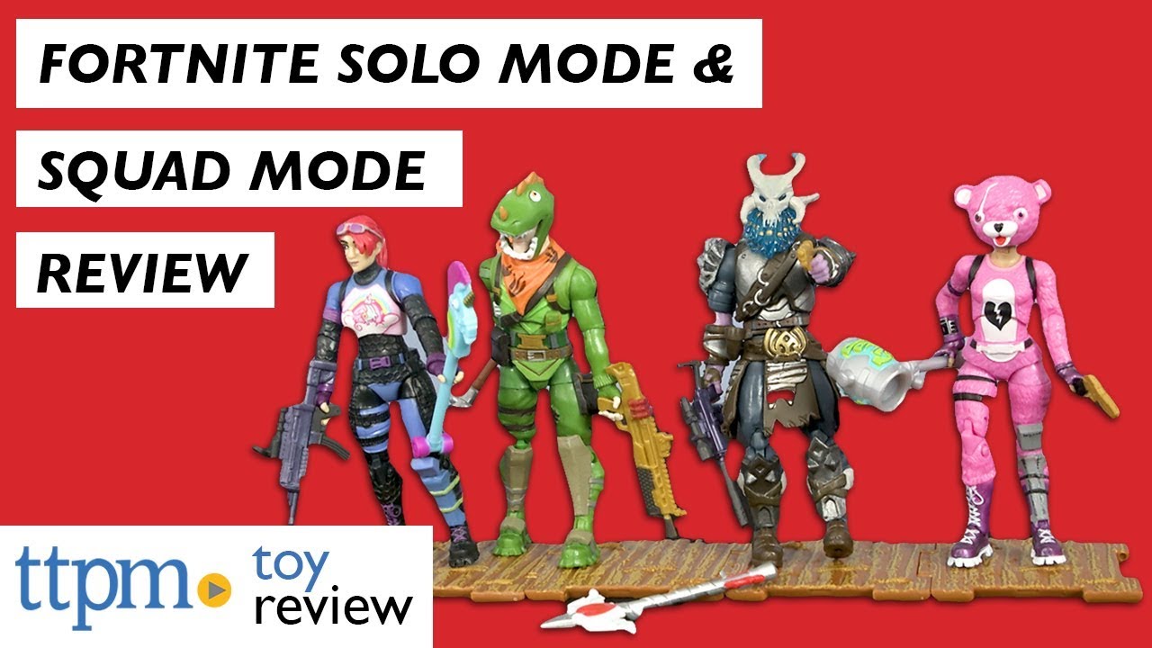 Fortnite Solo Mode and Squad Mode Figures from Jazwares - YouTube